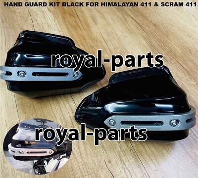 "HAND GUARD KIT, BLACK" FIT FOR ROYAL ENFIELD HIMALAYAN 411 & SCRAM 411 ...