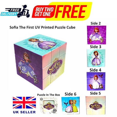 Sofia The First Animated Cartoon UV Printed Classic Rubik Fidget Toy Puzzle Cube | eBay UK