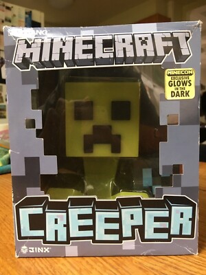 PRICELESS NOTCH/C418 SIGNED 2011 MINECON GLOW IN THE DARK CREEPER 1/500 ...