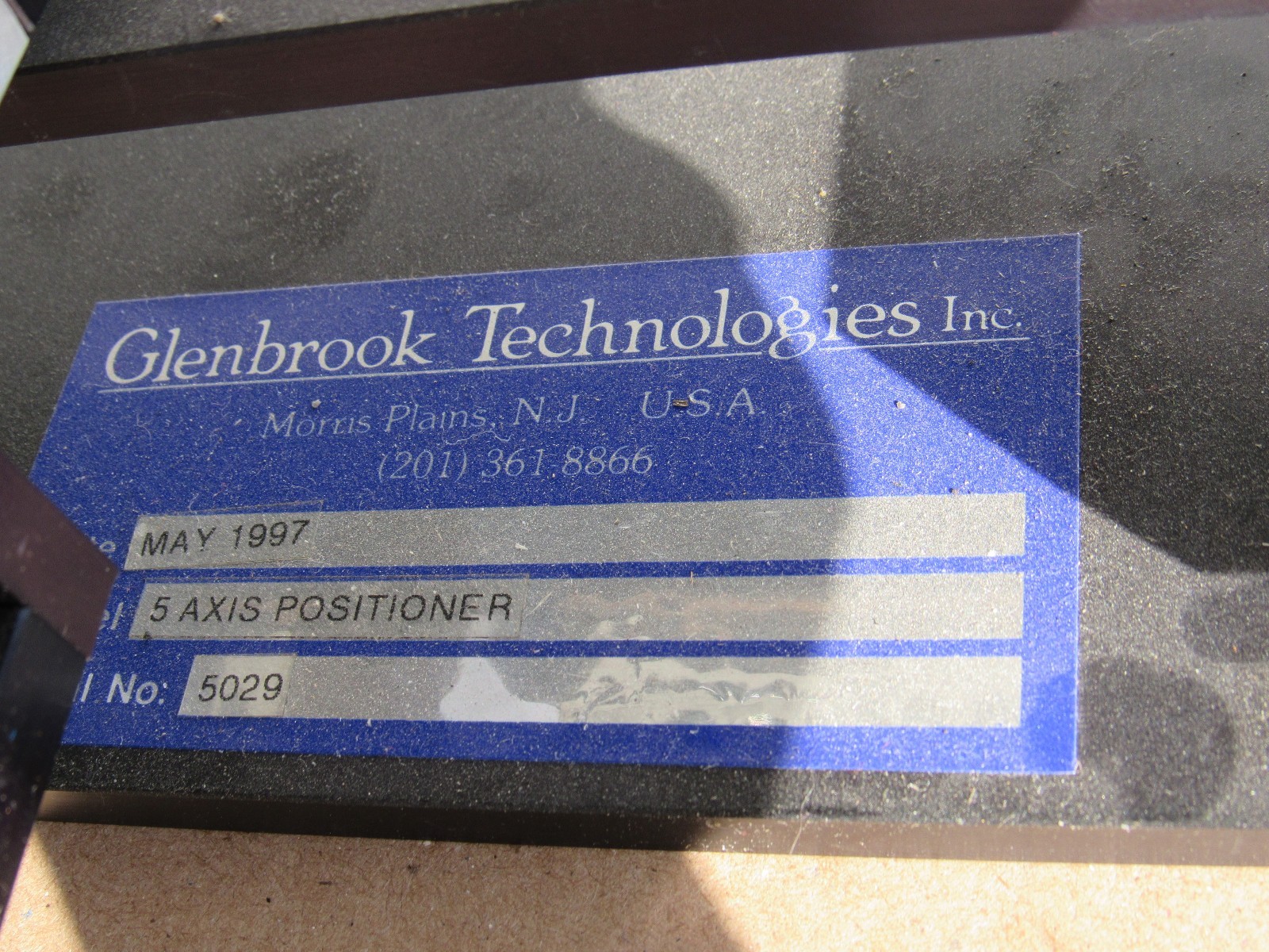 GLENBROOK TECHNOLOGIES 5 AXIS POSITIONER 5029 , FAULHABER MOTOREN 22BK ...