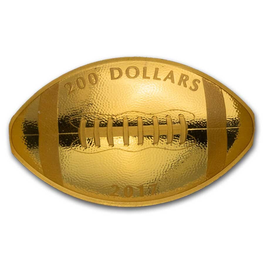 2017 Canada 1 oz Gold $200 Football-Shaped Coin PF-69 NGC (FDI) | eBay