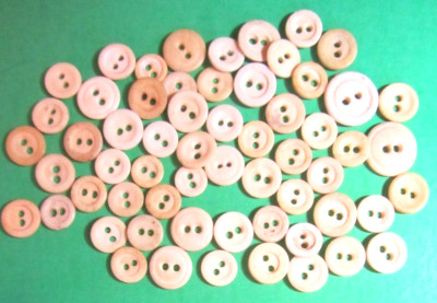 Buttons - Hole Bone Buttons