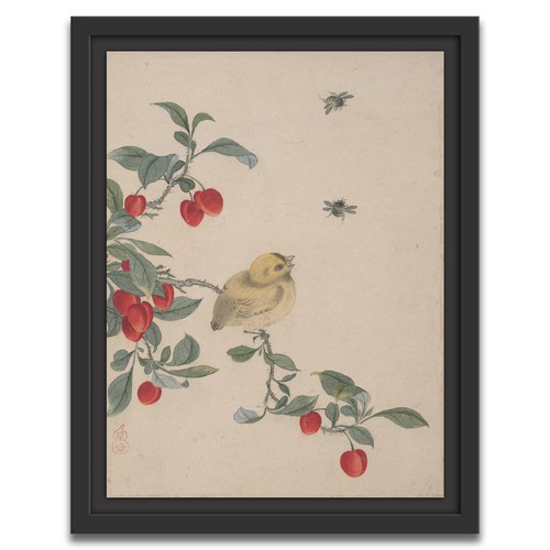 Kunstdruck Yi Zhai - Vögel, Insekten und Blumen | eBay.de