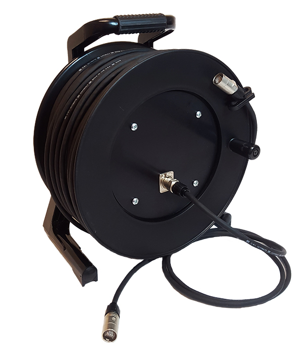 CBI Shuttle Snake System Cat5E to (4) 5pin DMX NE8MC Reel w/200ft ...