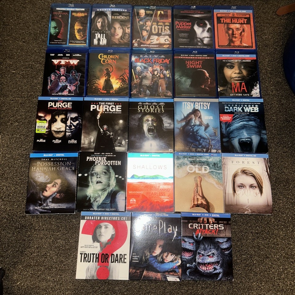 Rare Horror Blu-ray Lot OOP Gore Hellraiser Ghosts | eBay