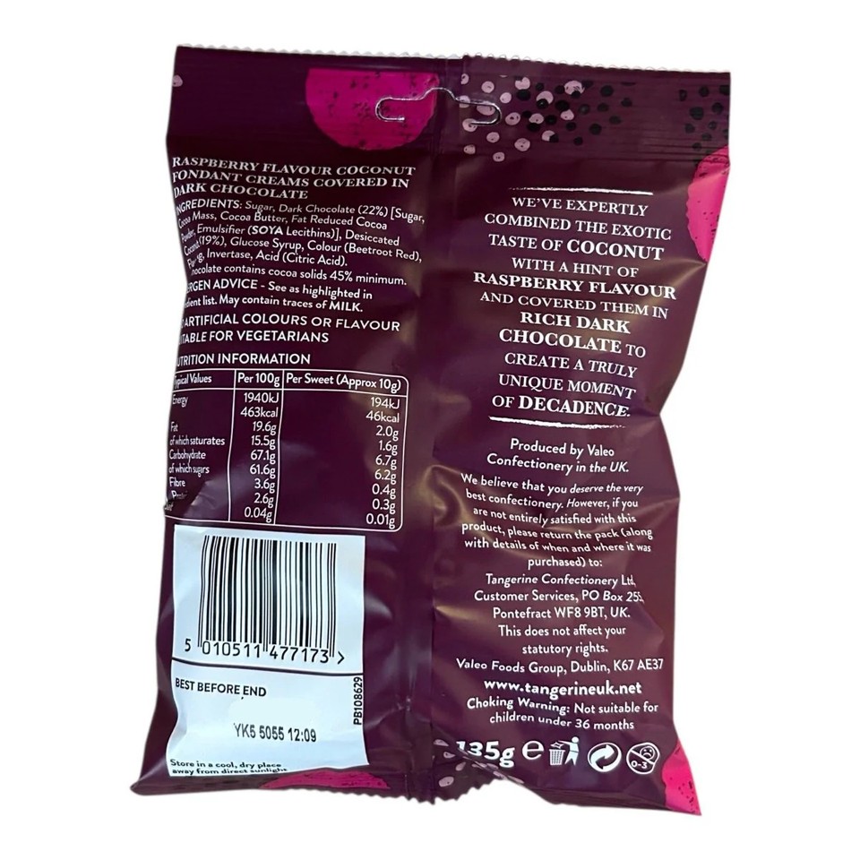 Raspberry Ruffles Bag 135g Formerly Jameson's | eBay UK