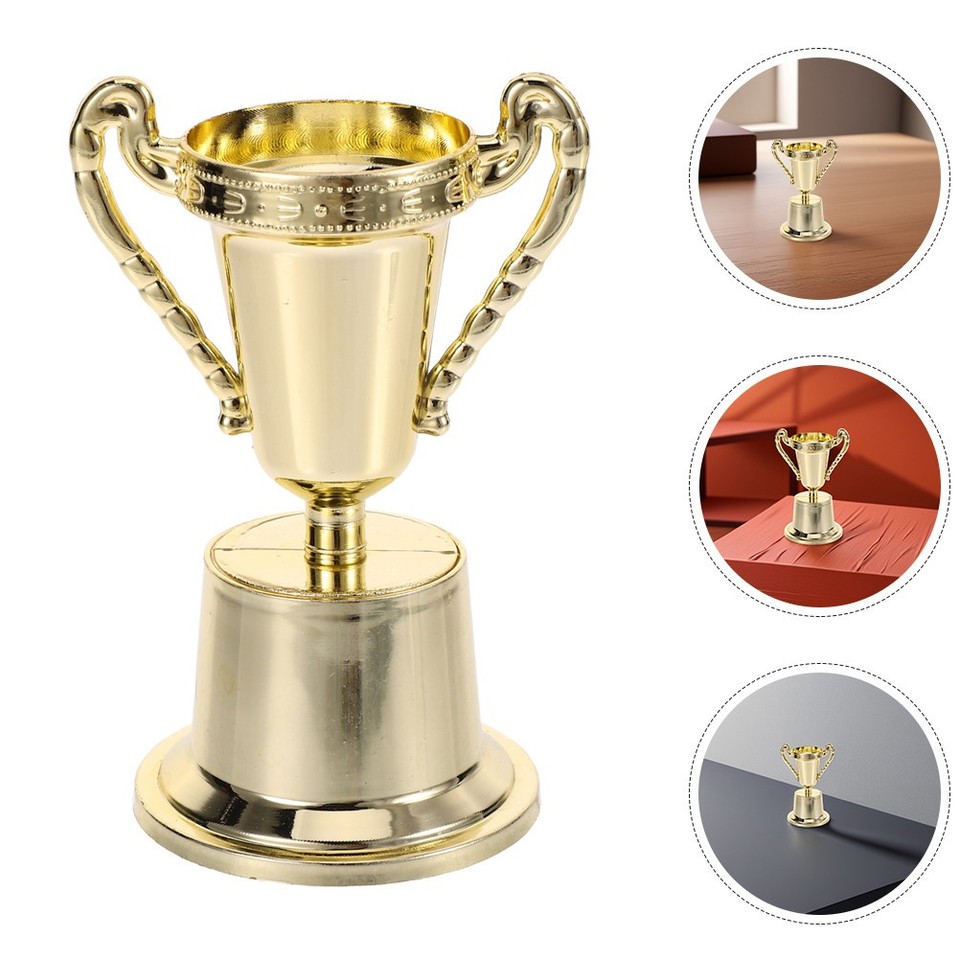 4 Pcs Award Trophies Creative Shaped Trophy Decor for Kindergarten ...