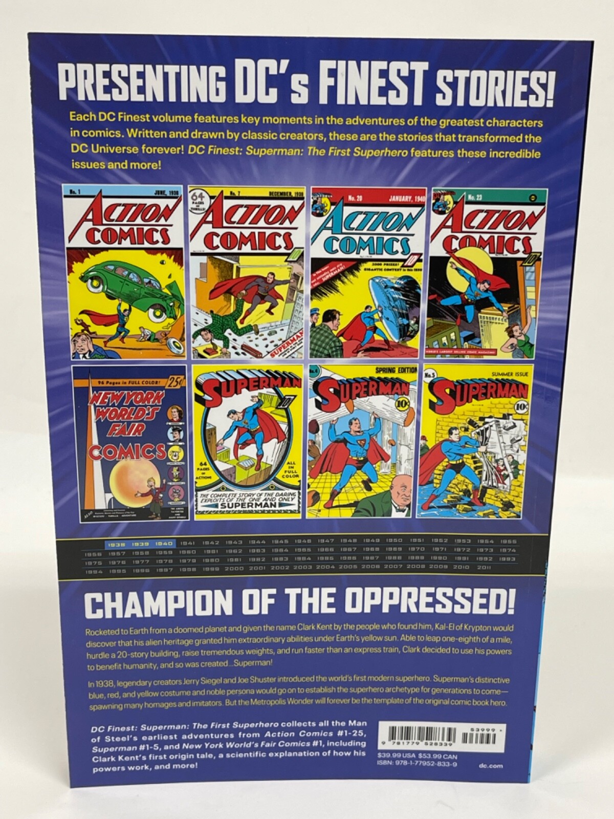 Superman The First Superhero DC Finest Collection DC Comics TPB Paperback | eBay