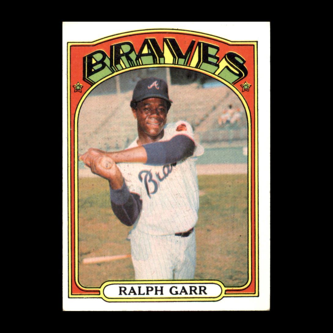 Ralph Garr 1972 Topps Atlanta Braves #260 Vintage Set Break! 2 | eBay