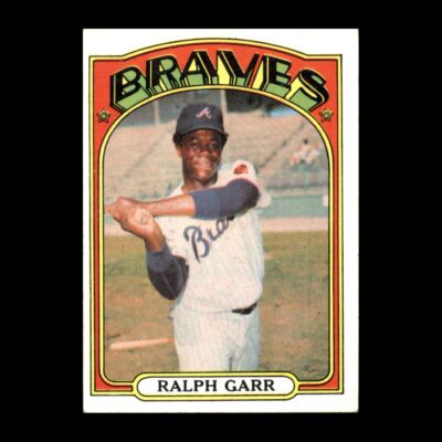 Ralph Garr 1972 Topps Atlanta Braves #260 Vintage Set Break! 2 | eBay