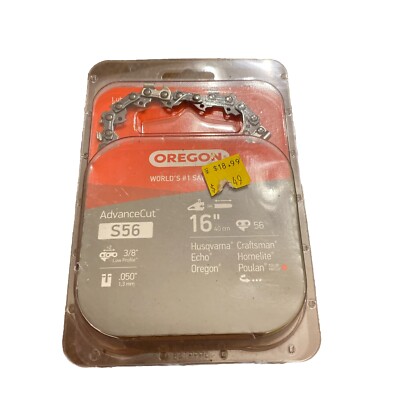 Oregon S56 16 Inch Semi Chisel Chain Saw Chain Fits Craftsman (lot Of 3 ...
