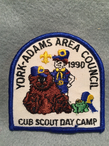 (85) Boy Scouts - 1990 York-Adams Area Council Cub Scout Day Camp patch ...