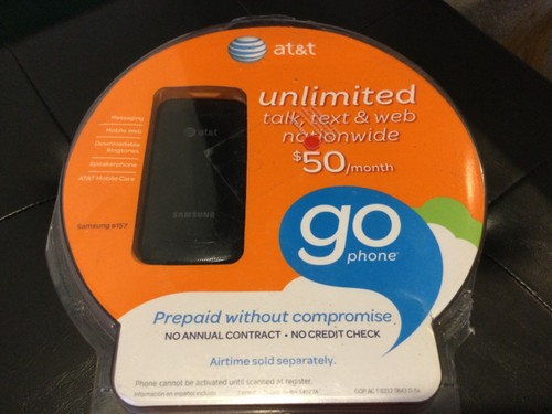 Samsung a157 New AT&T $50 a month GO PHONE Flip Top 8*3*24 | eBay