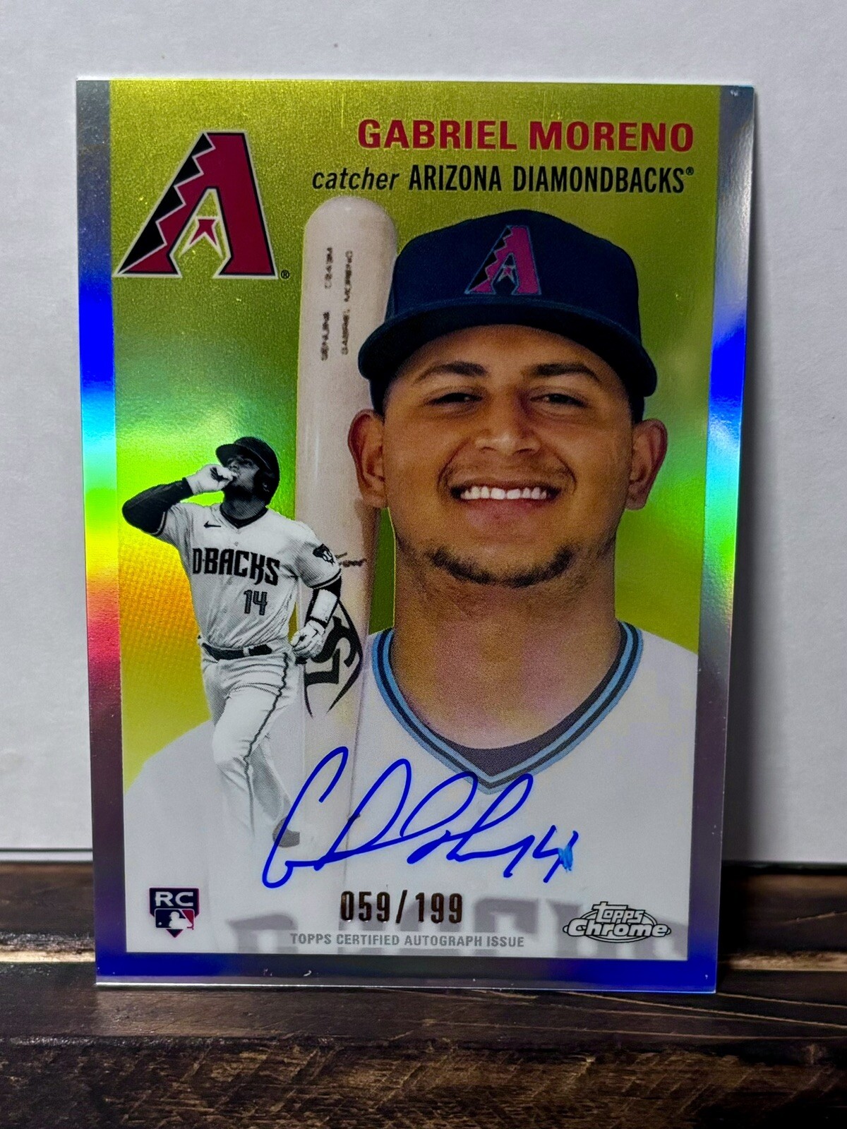 2023 Topps Chrome Platinum Gabriel Moreno Refractor /199 Auto ...