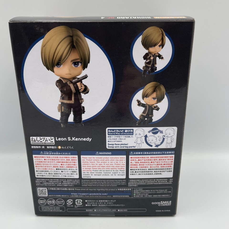 Nendoroid Resident Evil 4 Leon S. Kennedy Action Figure #2337 Good ...