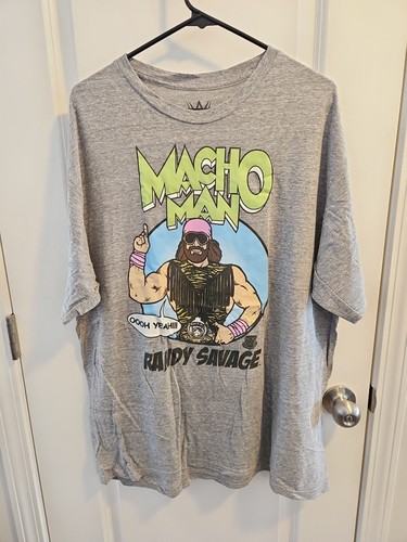 Macho Man Randy Savage Mens 2XL T-shirt. WWE Wrestling | eBay