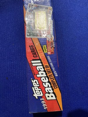 1993 Topps Baseball Complete Set Series 1 and 2 Mint Condition Every ...