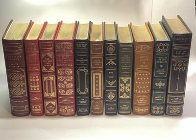 Franklin Library 100 GREATEST BOOKS OF ALL TIMES - Lot of 11 Books VG ...