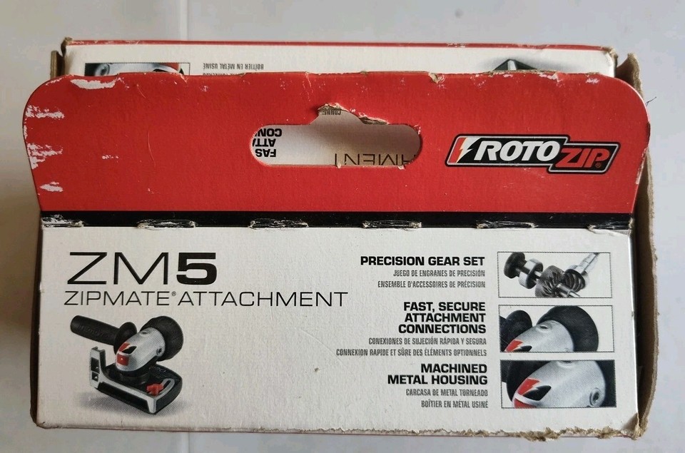 ROTOZIP Zip Mate Spiral Saw Tool Tile Cutting Attachment Kit ZM5 Fits ...