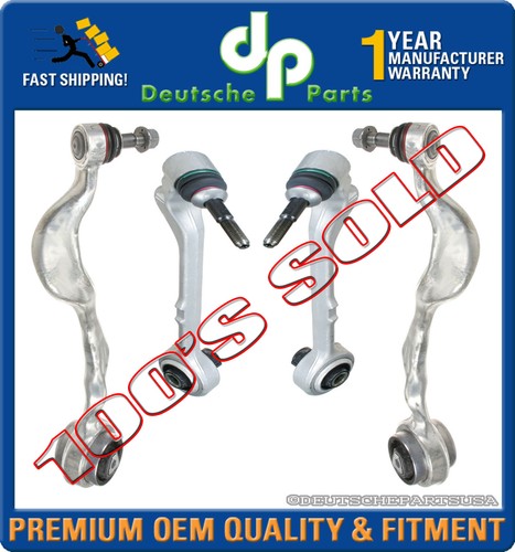 FRONT UPPER + LOWER CONTROL ARM ARMS BALL JOINT SET for BMW E82 E88 E90 ...