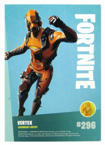 LEGENDARY CARD # 296 VERTEX 2019 Panini Fortnite Series 1 | eBay