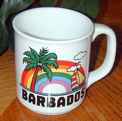 "BARBADOS" logo Coffeee Tea Drinking MUG | eBay