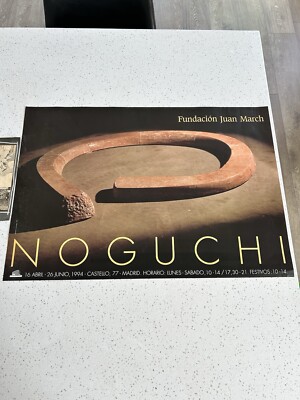 1994 Isamu Noguchi Poster - Fundacion Juan March Exhibition | eBay