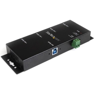 StarTech ST4300USBM Mountable 4 x Port Rugged Industrial SuperSpeed ...