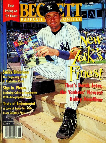 Beckett Baseball Magazine June 1997 # 147 Derek Jeter NY Yankees Cover ...
