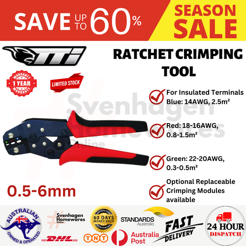 TTI RATCHET CRIMPING TOOL | eBay