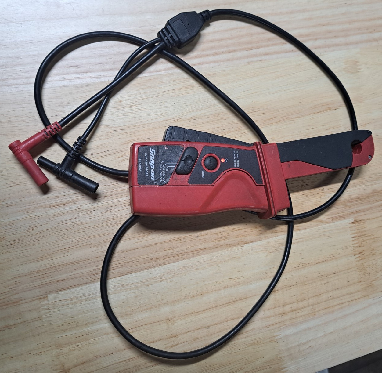 SNAP-ON Low Amp Current Clamp Probe EETA308A | eBay