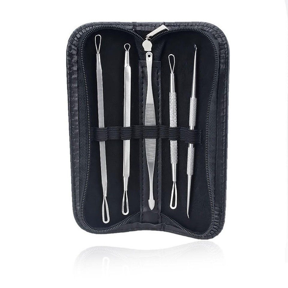 7Pcs POP Blackhead Pimple Blemish Comedone Acne Extractor Remover Tool ...