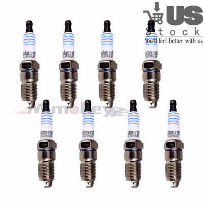 8pcs SP493 MOTORCRAFT SPARK PLUGS SP-493 Platinum AGSF32PM For Ford 4 ...
