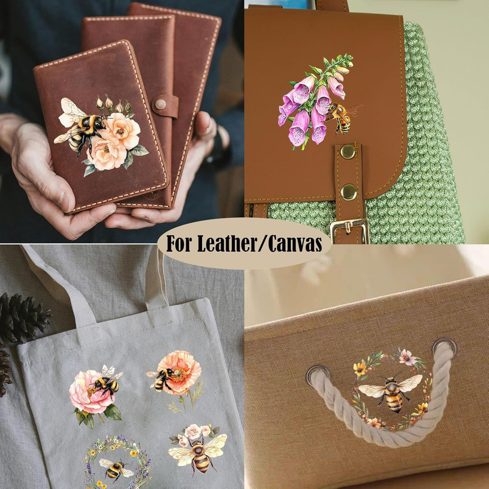 24 Sheets Vintage Rub on Transfers for Crafts, Cold IOD Transfers ...