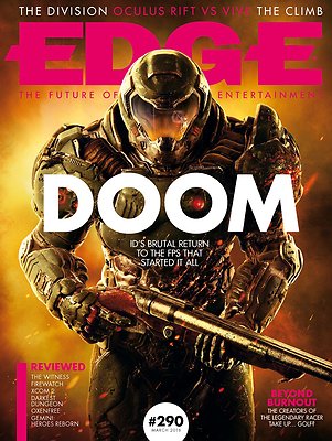 EDGE magazine #290 March 2016 DOOM 1993 FPS NEW | eBay