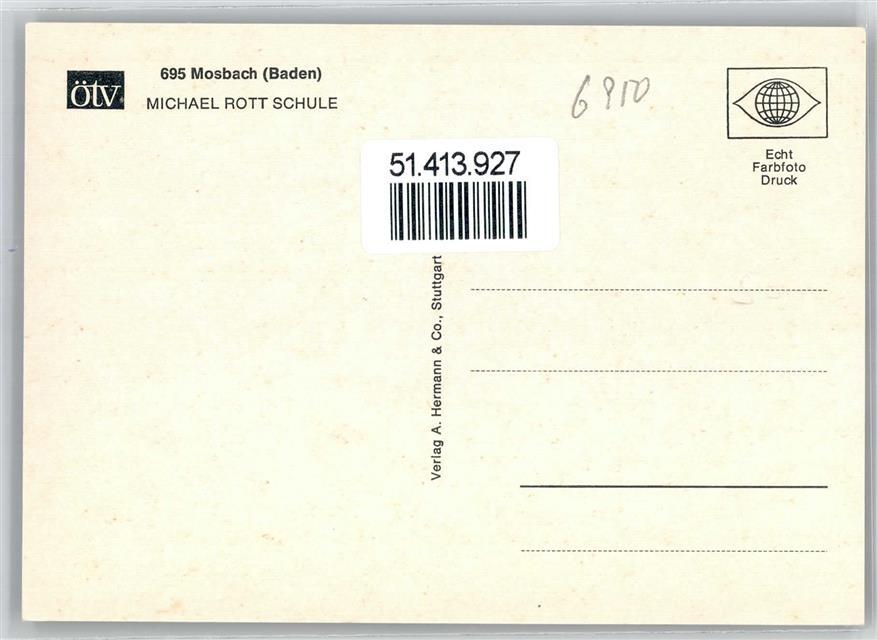 51413927 - 6950 Mosbach Michael-Rott-Schule | eBay