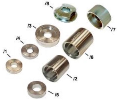 2013 VW Golf Audi A3 Octavia Subframe Rubber Bushing Removing Tool OEM ...