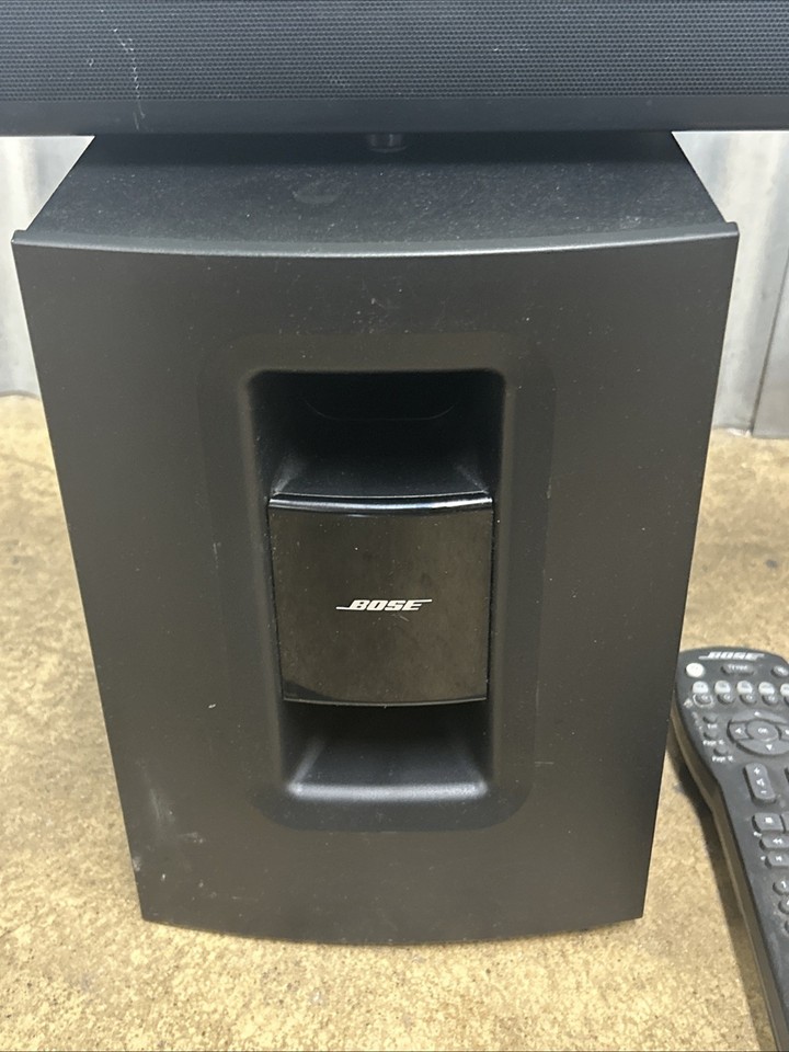 Bose CineMate 1SR 1 SR Speaker System Black Soundbar w/Wireless Sub ...