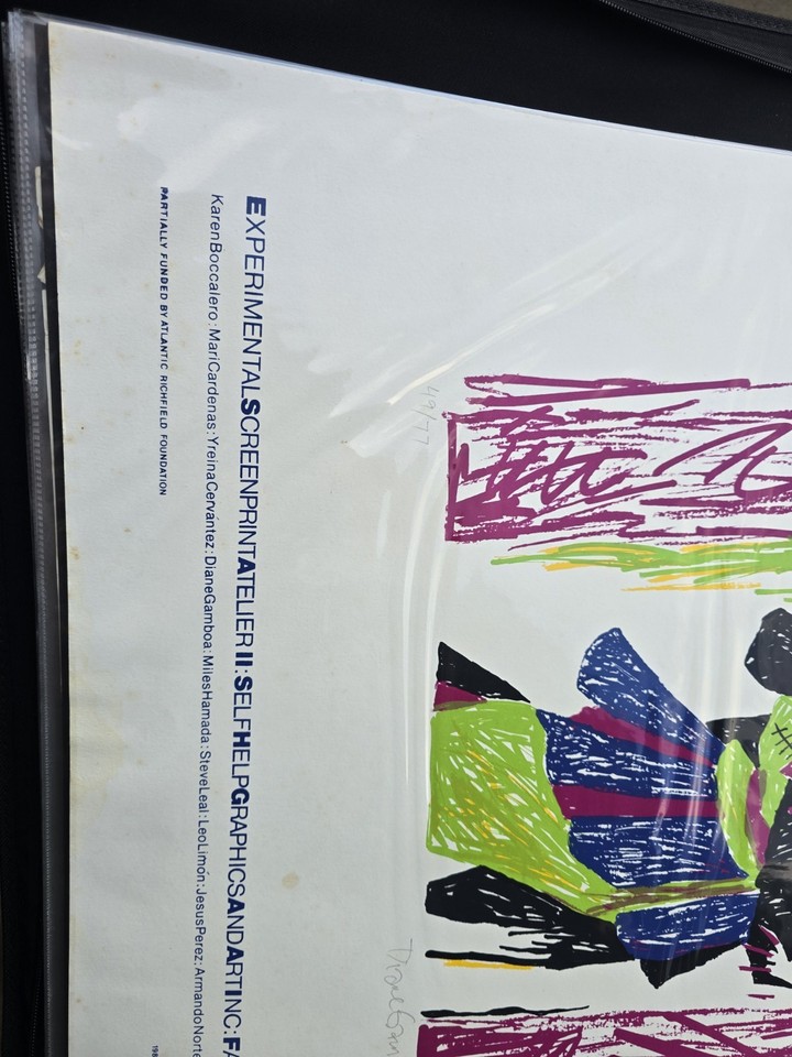 extremely rare 1983 diane gamboa self help.graphics art print chicano ...