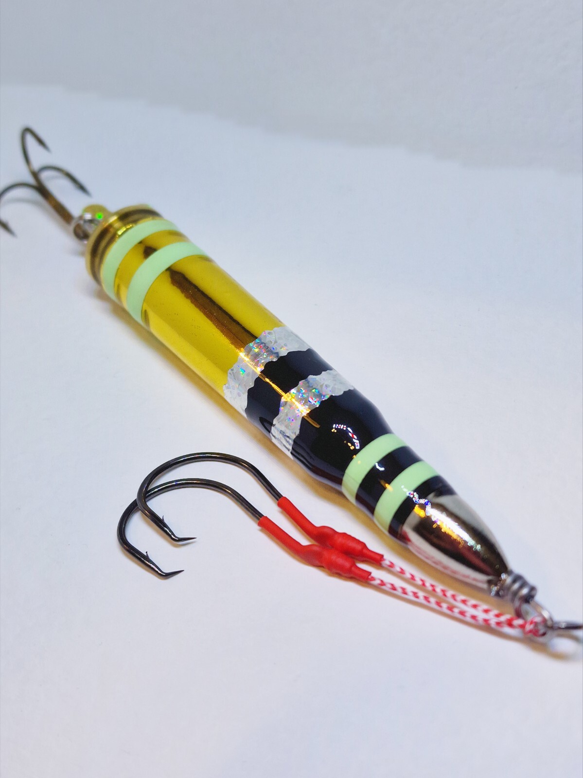 NORWAY WRECK JIG 280g Deep Sea Fishing Lure GLOW DARK Big Cod Fast ...