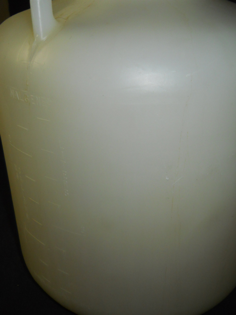 Nalgene 10L Fluorinated FLPE Round Carboy w/ Handles & 83B Closure Cap ...