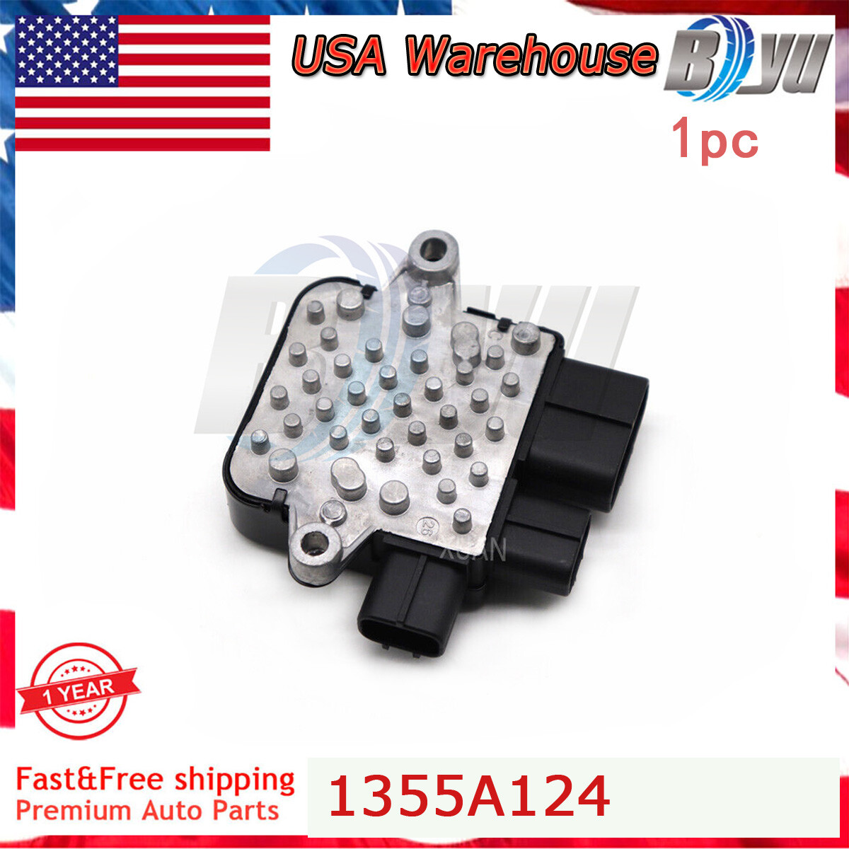 1355A124 Cooling Fan Unit Module For Mitsubishi Outlander Lancer 2002 ...