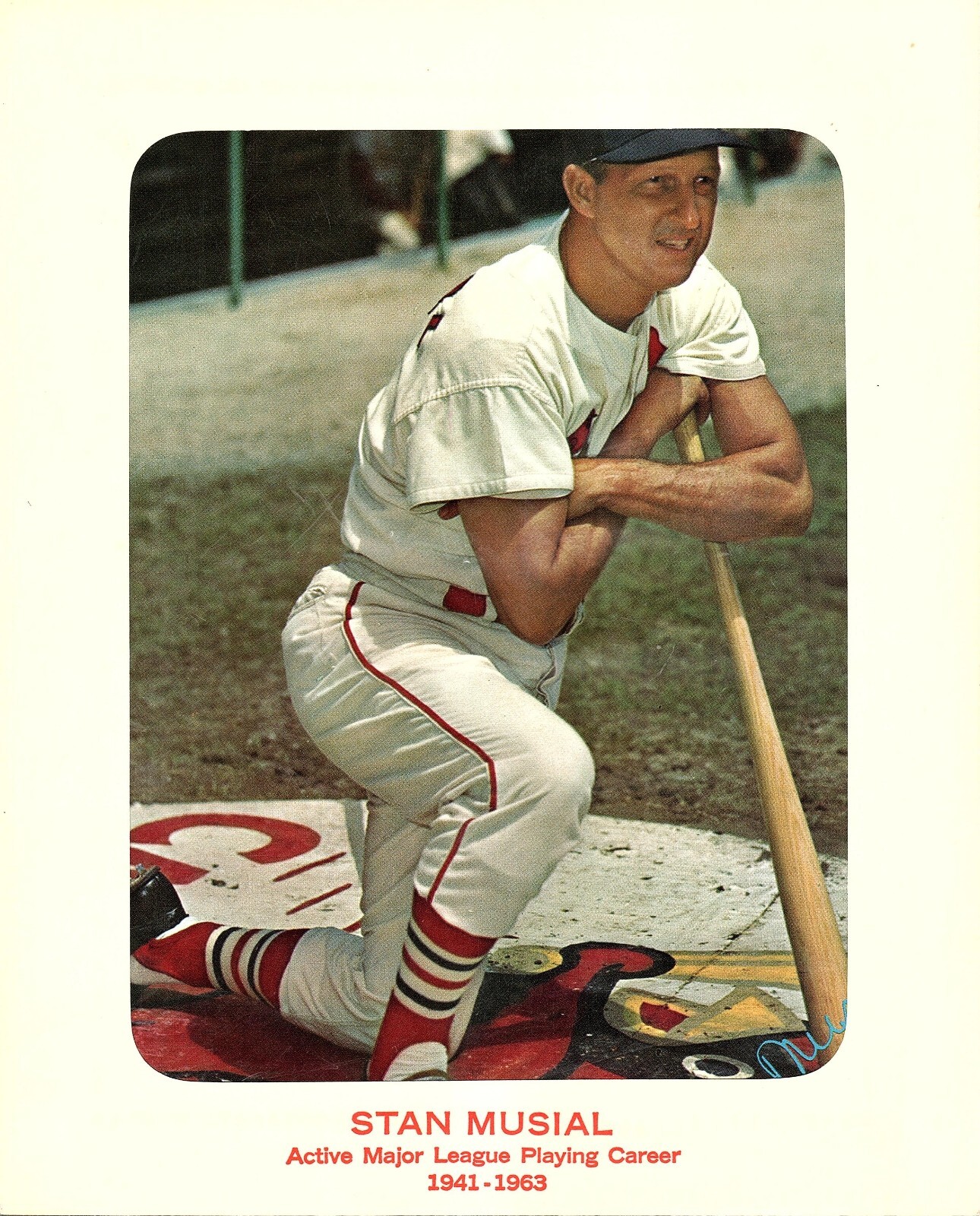 MLB Stan Musial St Louis Cardinals 8x10 Picture + Final Game Folder ...