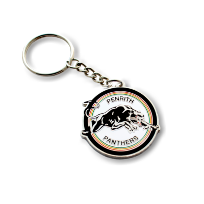 333332 PENRITH PANTHERS NRL METAL TEAM HERITAGE LOGO KEY RING KEYRING ...