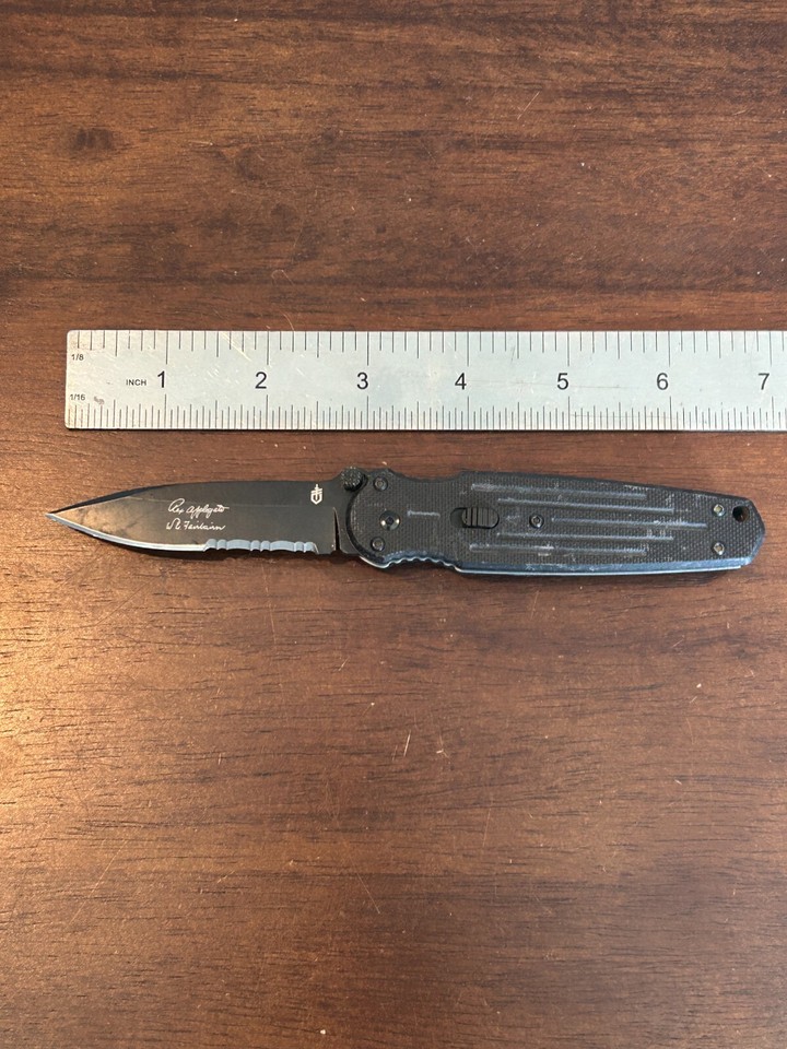 Gerber Mini Covert FAST Applegate Fairbairn Pocket Knife Combo Edge ...