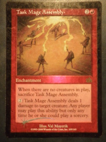 Mtg Magic task mage assembly FOIL ENGLISH prophecy conclave des ...