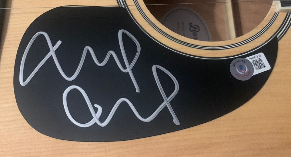 Mike McCready Pearl Jam Signed Autographed Acoustic Guitar Beckett ...