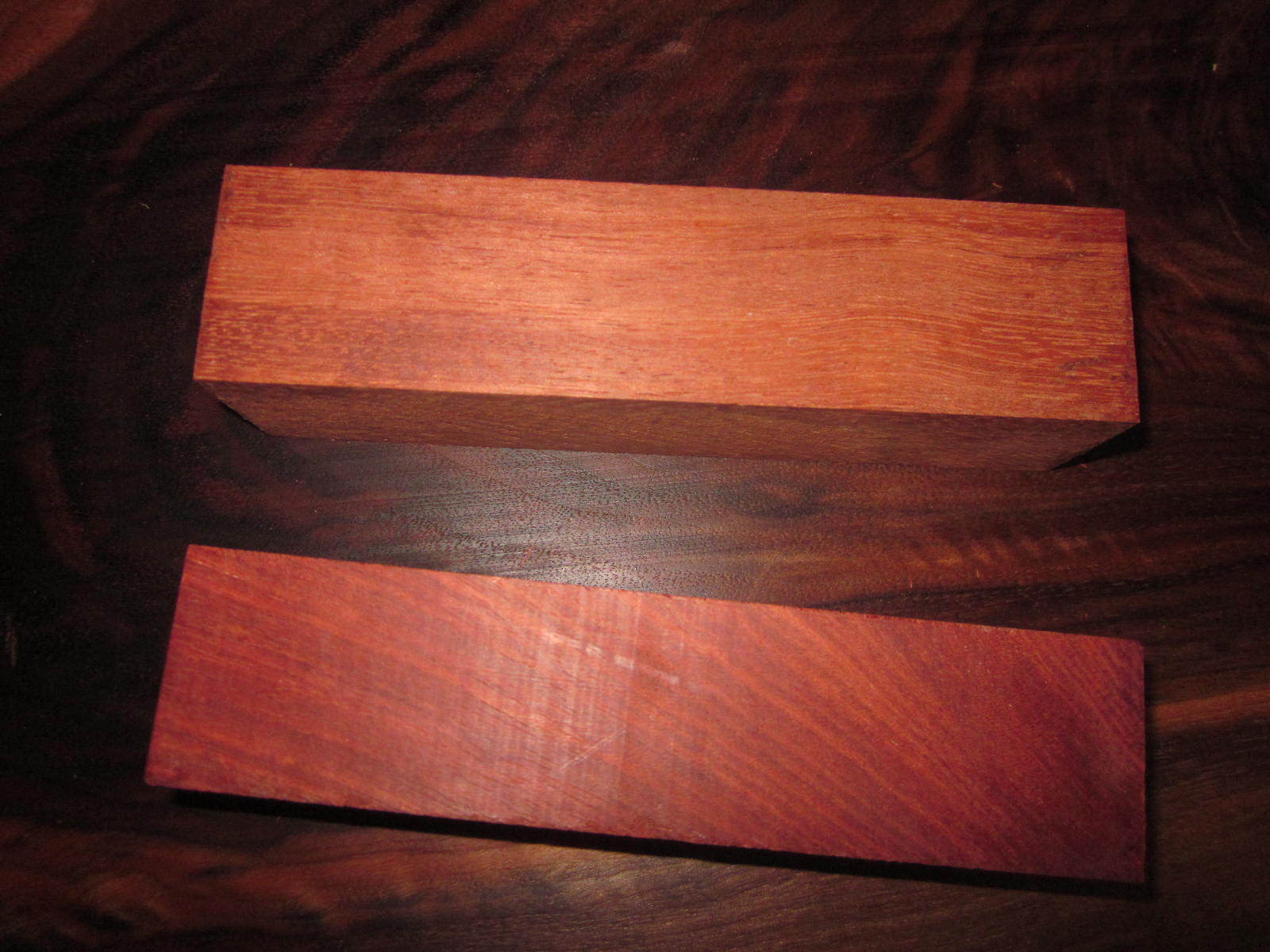 Lot of 2 Brazilian Bloodwood Turning Blank - 1.5" x 1.5" x 6" | eBay
