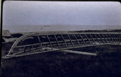 Edward Curtis “Umiak Frame” Kotzebue Eskimo Native American Photo 35mm ...