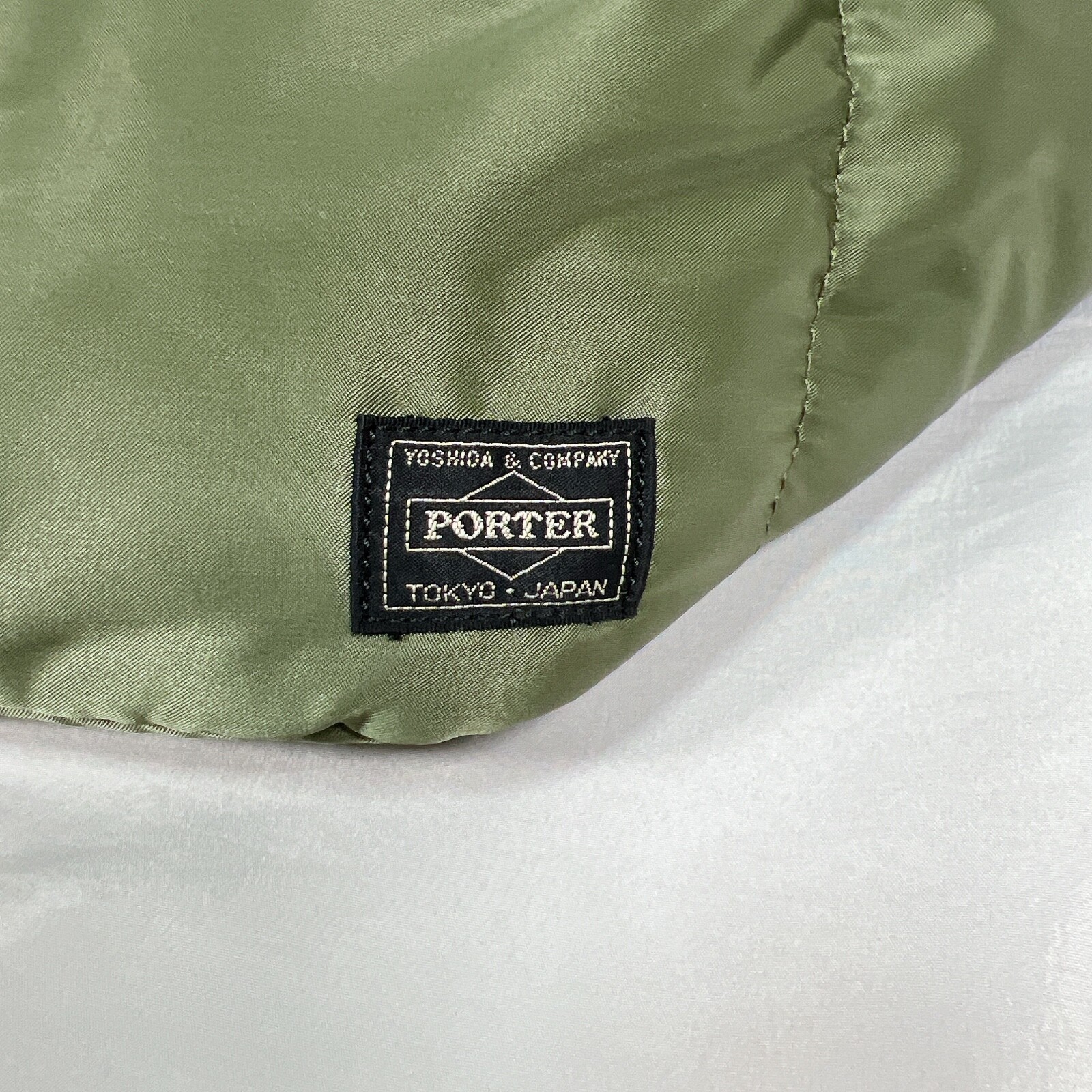 Yoshida Porter Tanker Waist Bag(L) Shoulder bag Sage Green Good Condition!! | eBay